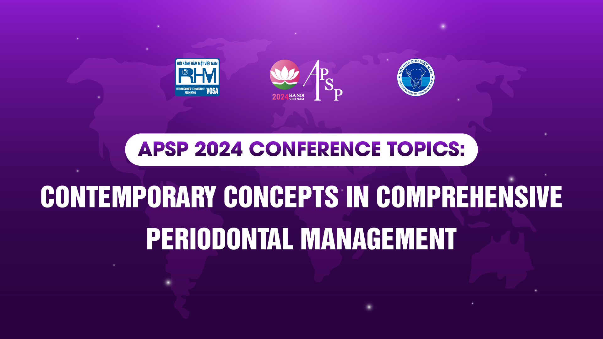 KEYNOTE SPEAKERS ATTENDING THE 15TH ASIAN PACIFIC SOCIETY OF PERIODONTOLOGY (APSP 2024)